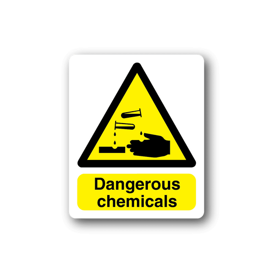 Dangerous Chemicals Sticker