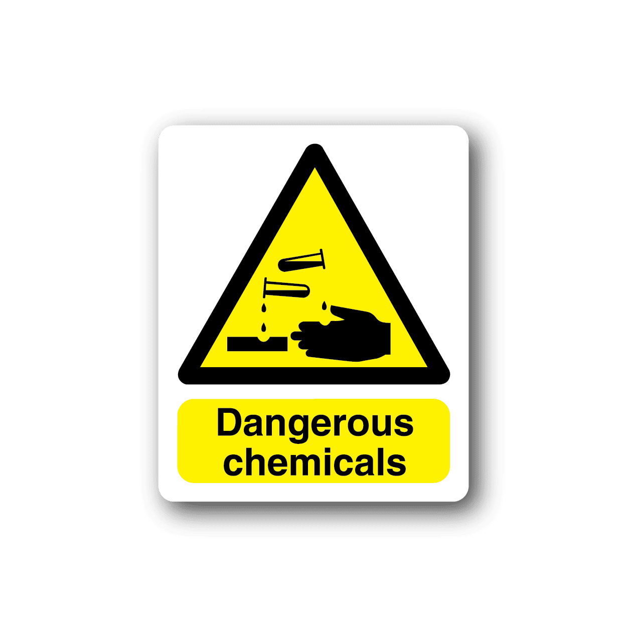 Dangerous Chemicals Sticker