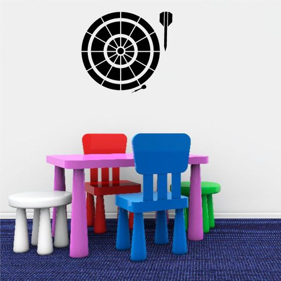 Dartboard and Darts Decal