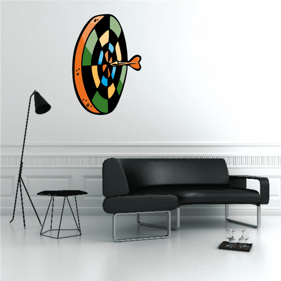 Darts Wall Decal - Vinyl Sticker - Car Sticker - Die Cut Sticker ...