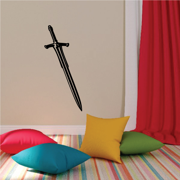 Detailed Knights Sword Decal