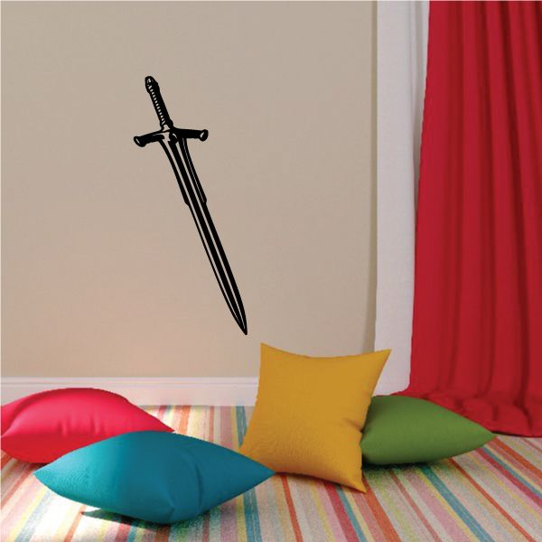 Detailed Knights Sword Decal