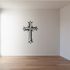 Detailed Pointed Cross Decal