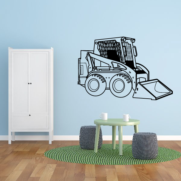 Detailed Skid Steer Loader Decal