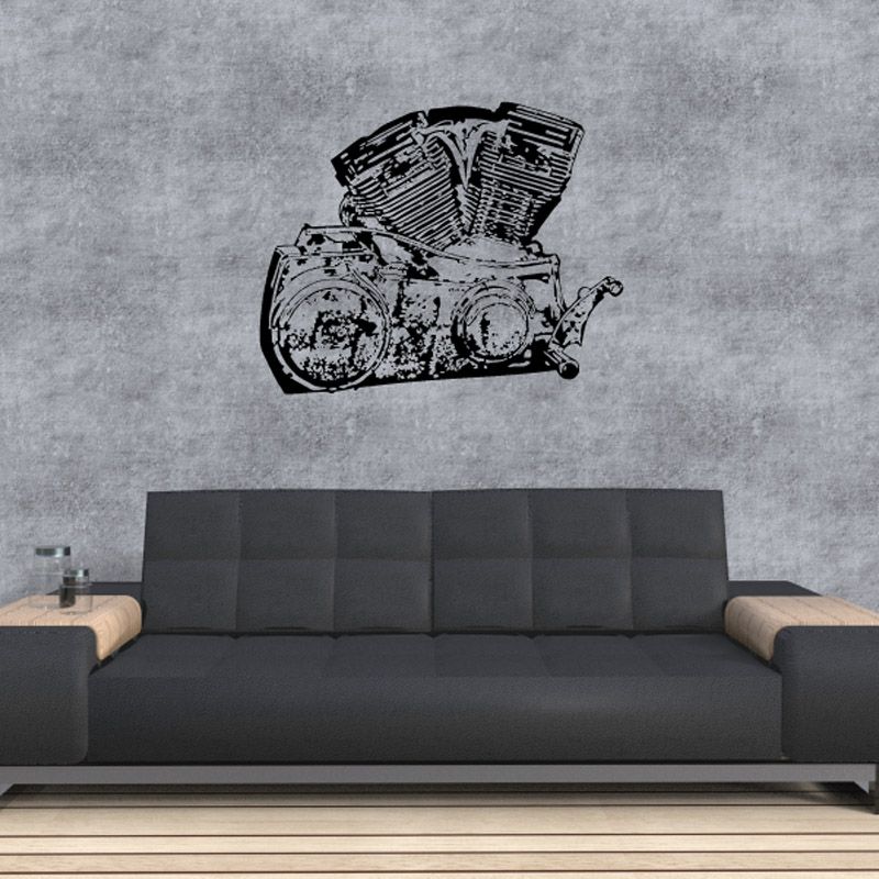 Detailed V-Twin Decal