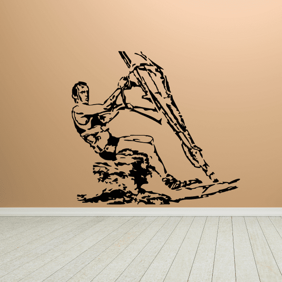 Detailed Windsurfer Decal