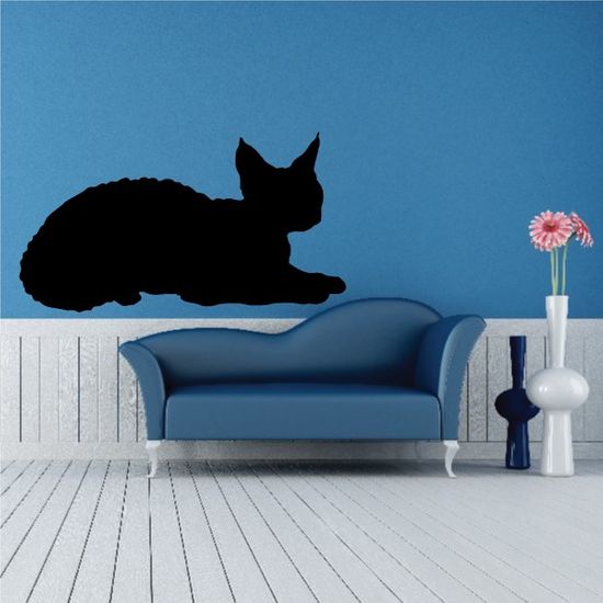 Devon Rex Cat Resting Decal