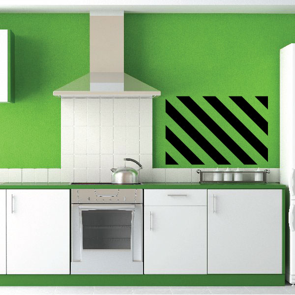 Diagonal Line Wall Pattern Wall Decal - Vinyl Decal - Car Decal - Mvd028