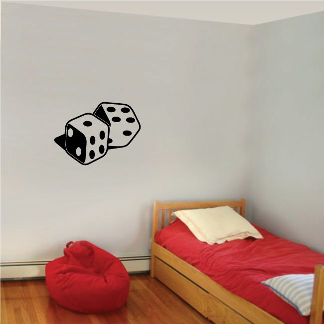 Dice Wall Decal - Vinyl Decal - Car Decal - 051