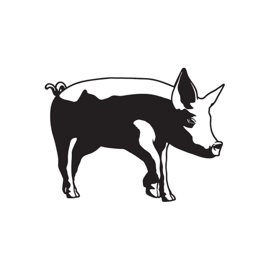 Digging Pig Decal