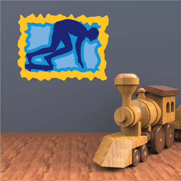 Diving Wall Decal - Vinyl Sticker - Car Sticker - Die Cut Sticker ...