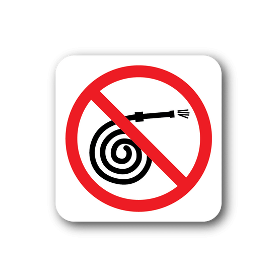 Do not Fire Extinguish Sticker