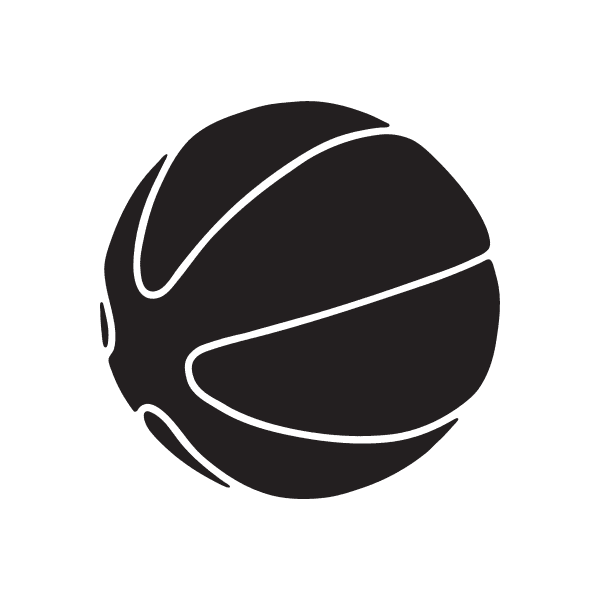 Dribbling Basketball Decal