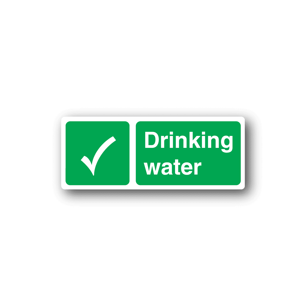 Drinking Water Sticker