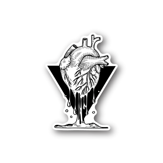 Dripping Heart Sticker