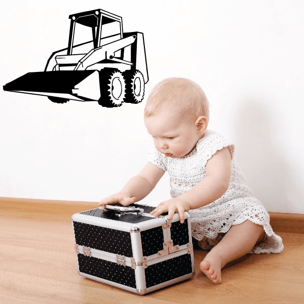 Driving Skid Steer Loader Decal