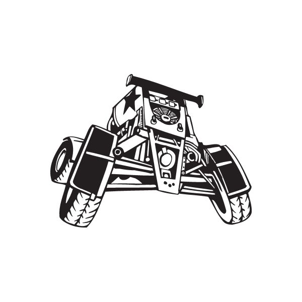 Dune Buggy Wall Decal - Vinyl Decal - Car Decal - DC 022