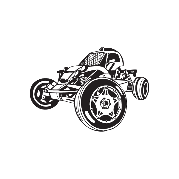 Dune Buggy Wall Decal - Vinyl Decal - Car Decal - DC 032