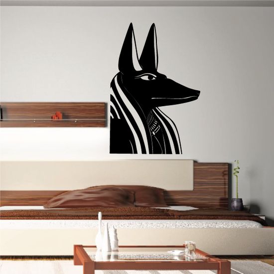 Egyptian Anubis Bust Decal