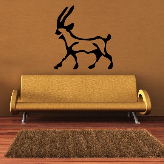 Egyptian Hieroglyphics Walking Antelope Decal