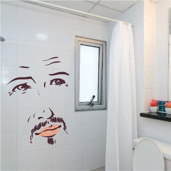 Face Expression Male Wall Decal - Vinyl Decal - Car Decal - Idcolor008