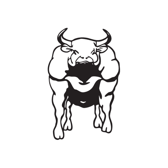 Facing Bull Decal