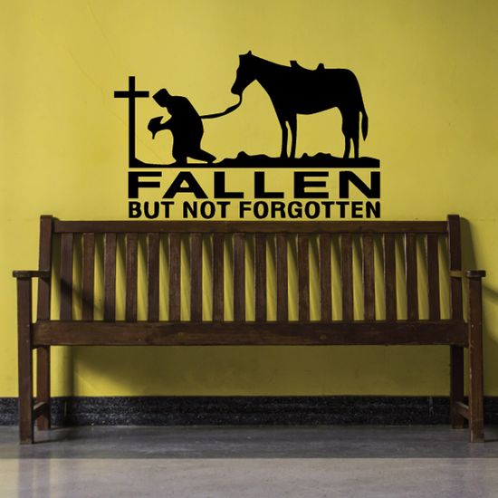 Fallen but not forgotten Decal