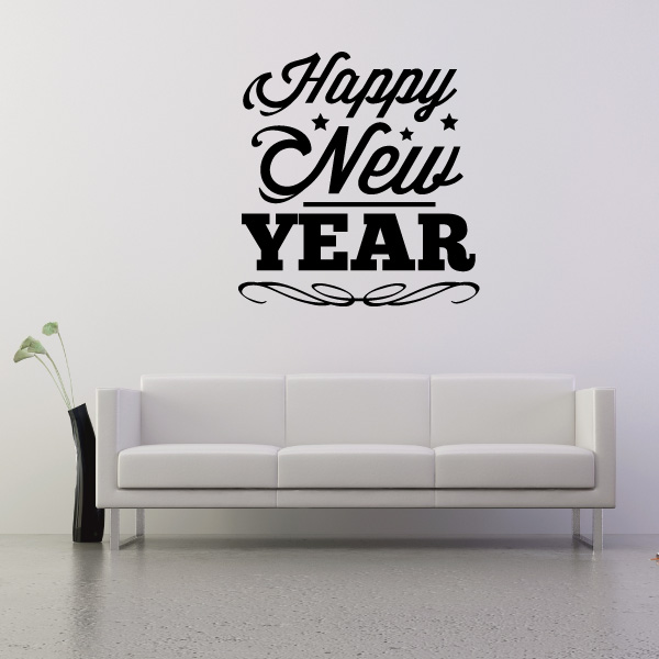 Fancy New Year Decal