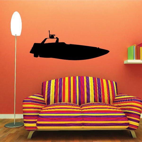 Fancy Speedboat Decal