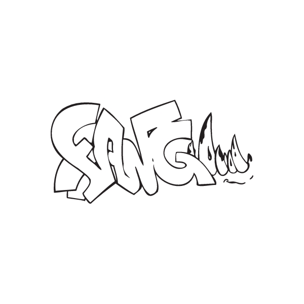 Fang Graffiti Decal