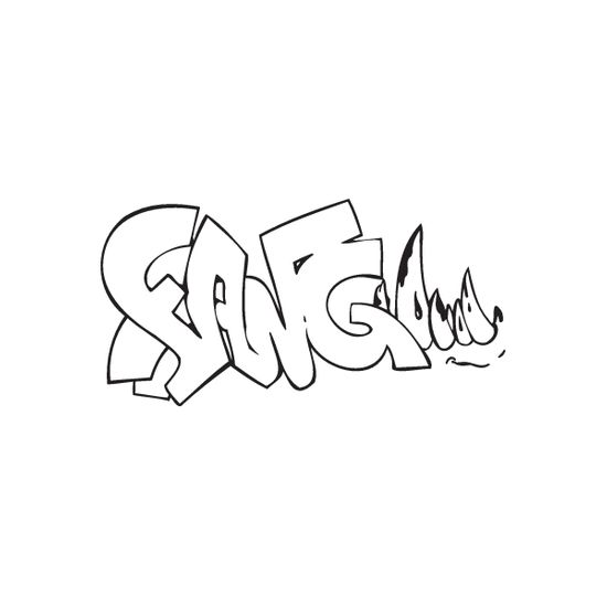 Fang Graffiti Decal