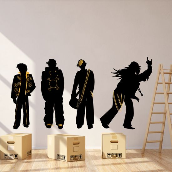Fashion Guys Dancing Sticker