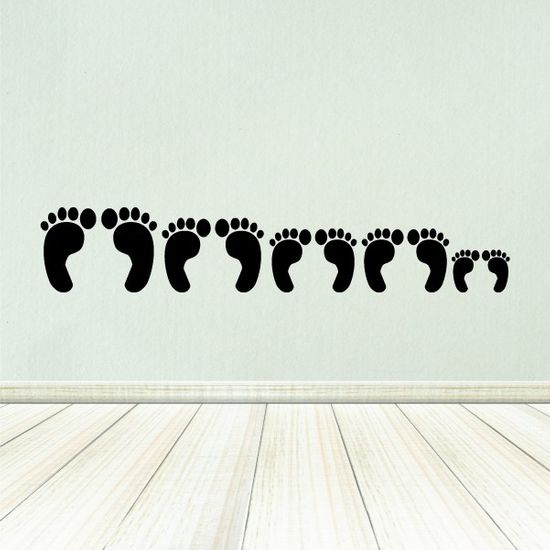 Feet Solid Family Kit Decal