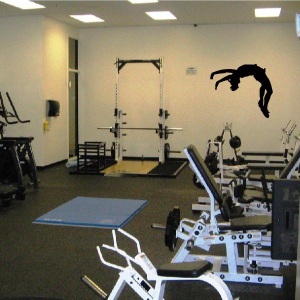 Female Backflip Decal