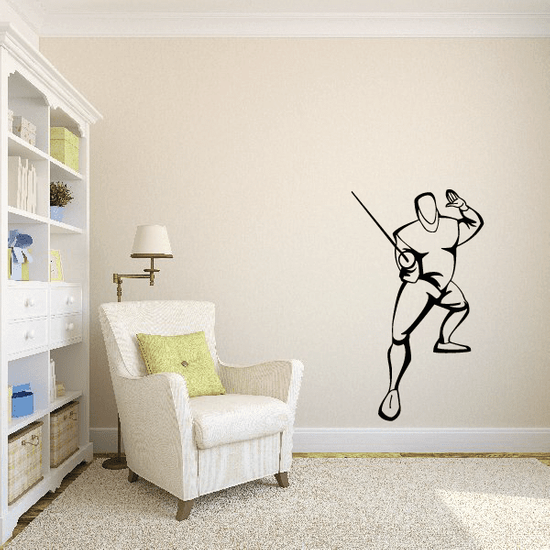 Fencing Wall Decal - Vinyl Decal - Car Decal - SM009