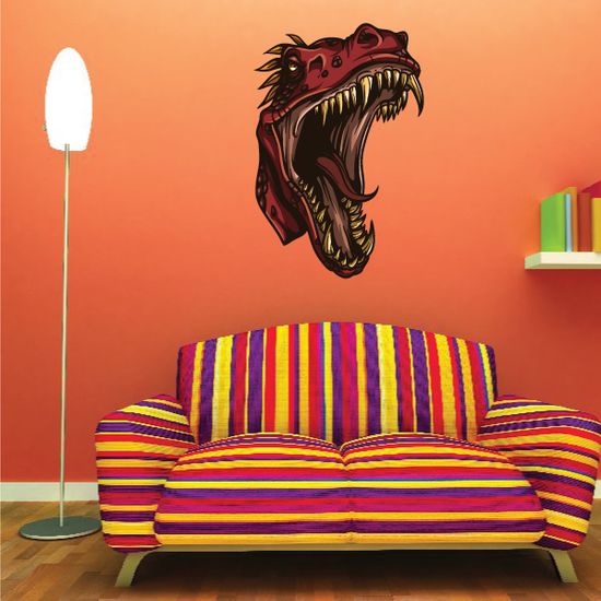 Ferocious Raptor Roar Sticker