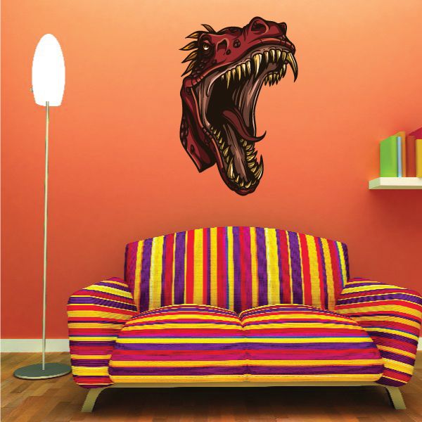 Ferocious Raptor Roar Sticker