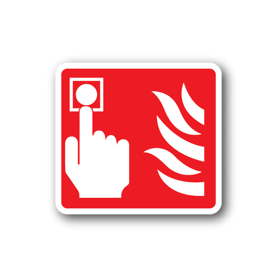 Fire Button Location Sticker