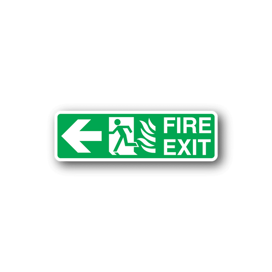 Fire Exit Sticker
