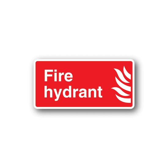 Fire Hydrant Safety Sticker
