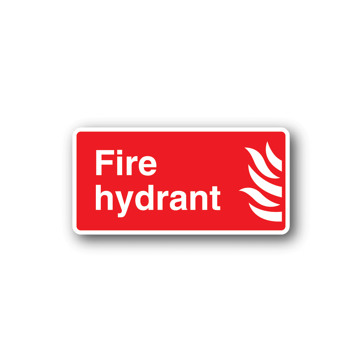 Fire Hydrant Safety Sticker