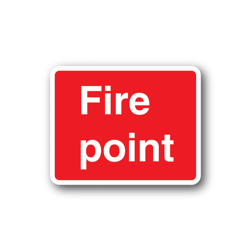 Fire Point Text Sticker