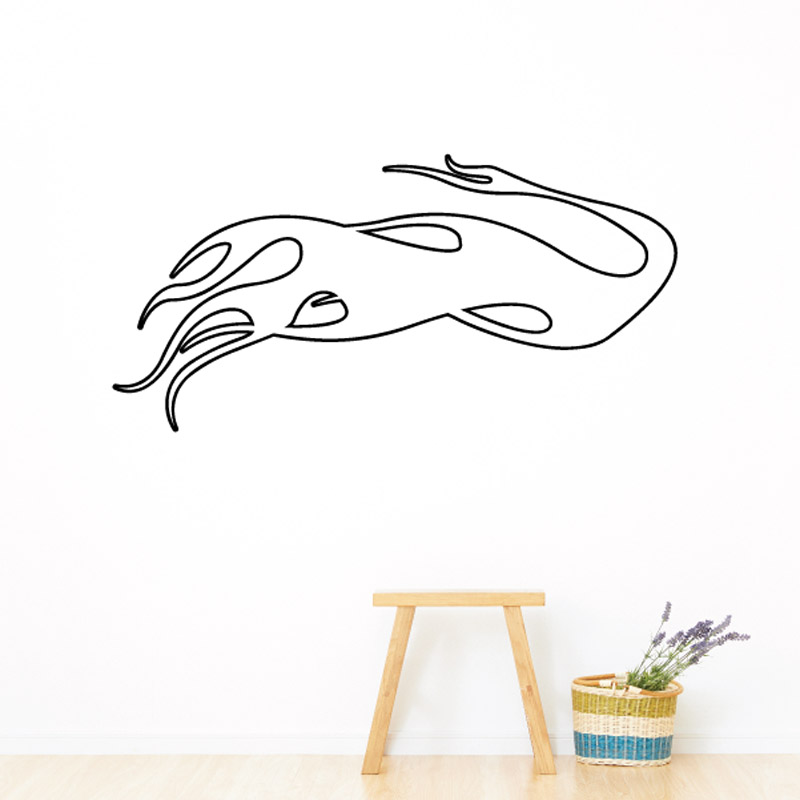 Fireball Ghost Flames Car Decal - Vinyl Decal - Wall Decal - CF106