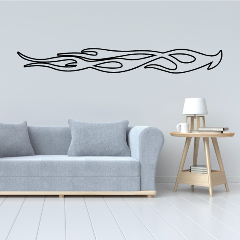 Fireball Ghost Flames Car Decal - Vinyl Decal - Wall Decal - CF180