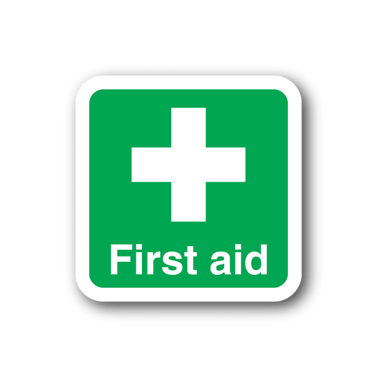 First Aid Sticker