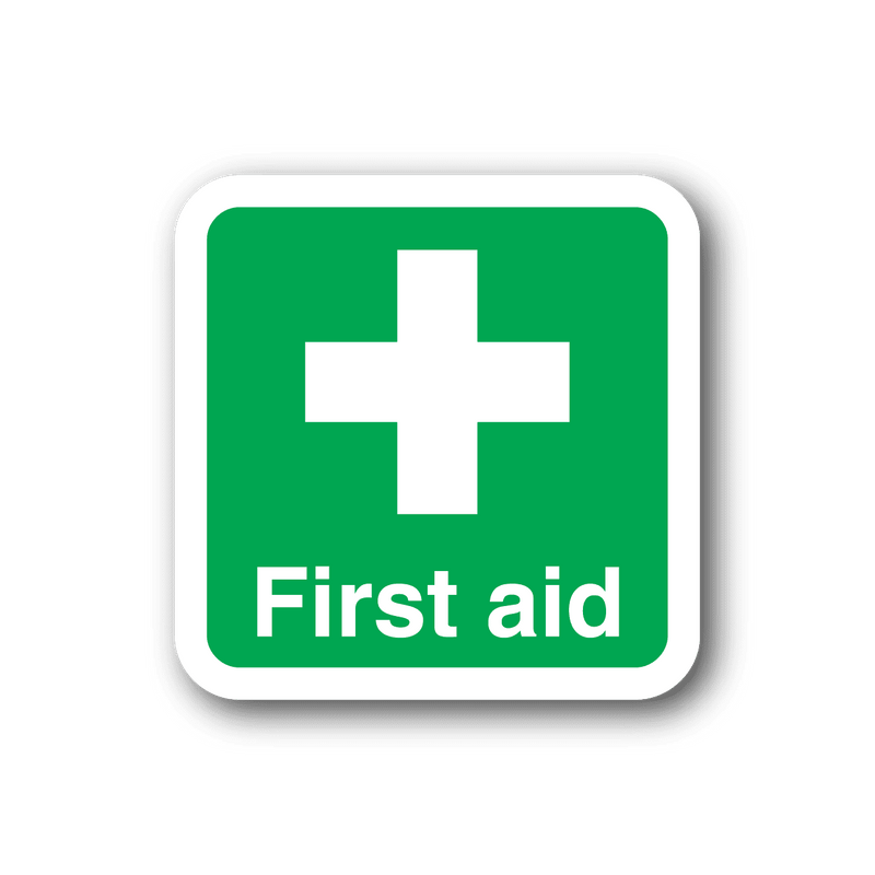 First Aid Sticker