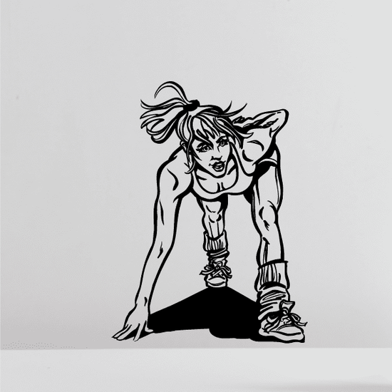 Fitness Wall Decal - Vinyl Decal - Car Decal - Bl018