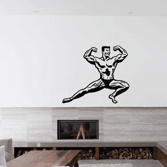 Fitness Wall Decal - Vinyl Decal - Car Decal - Bl123
