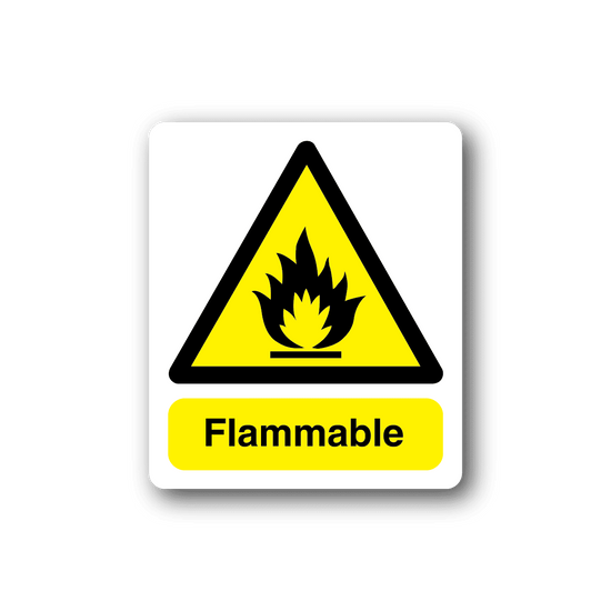 Flammable Sticker