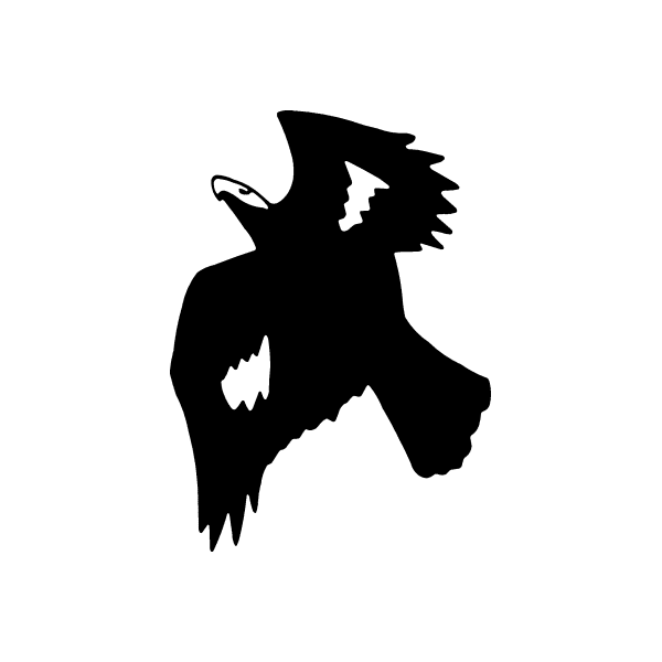 Floating Falcon Decal